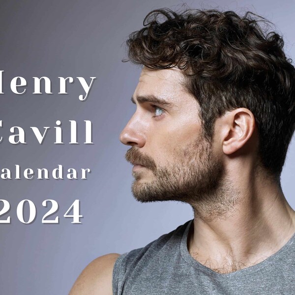Henry Cavill 2024 Calendar - Etsy