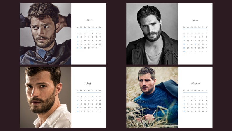Jamie Dornan 2024 Calendar - Etsy UK