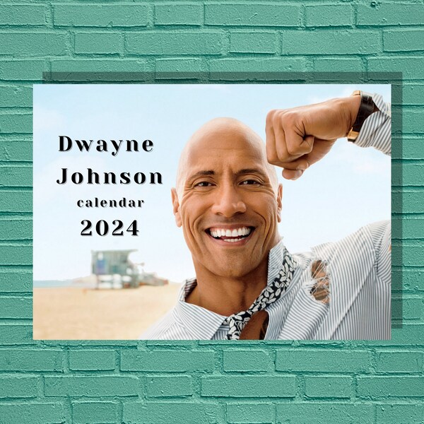 Dwayne Johnson - Etsy