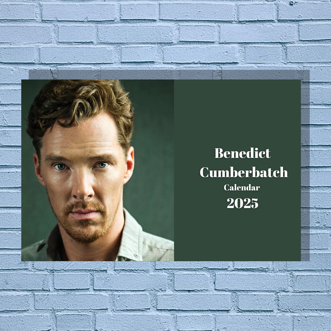 Benedict Cumberbatch 2025 Calendar - Etsy