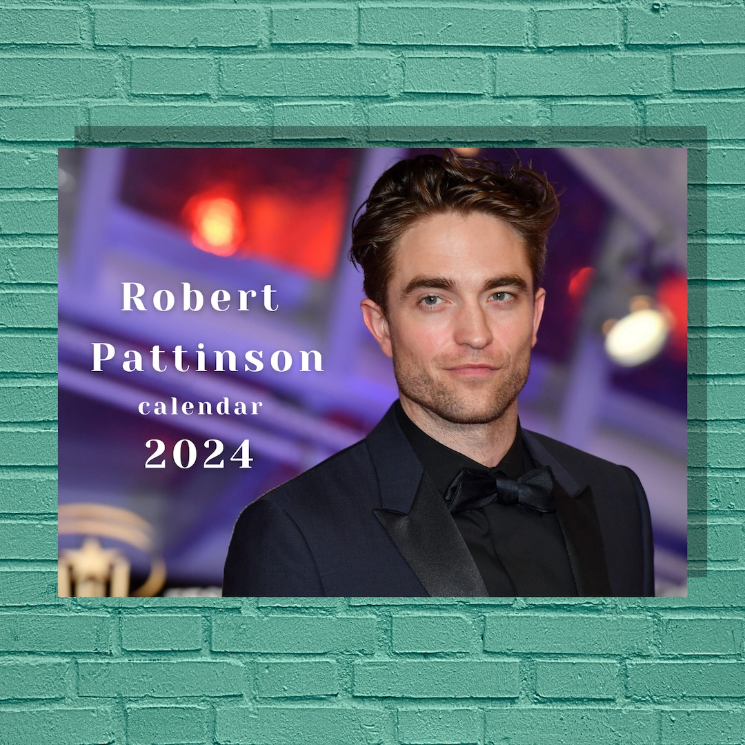Robert Pattinson 2024 Calendar - Etsy