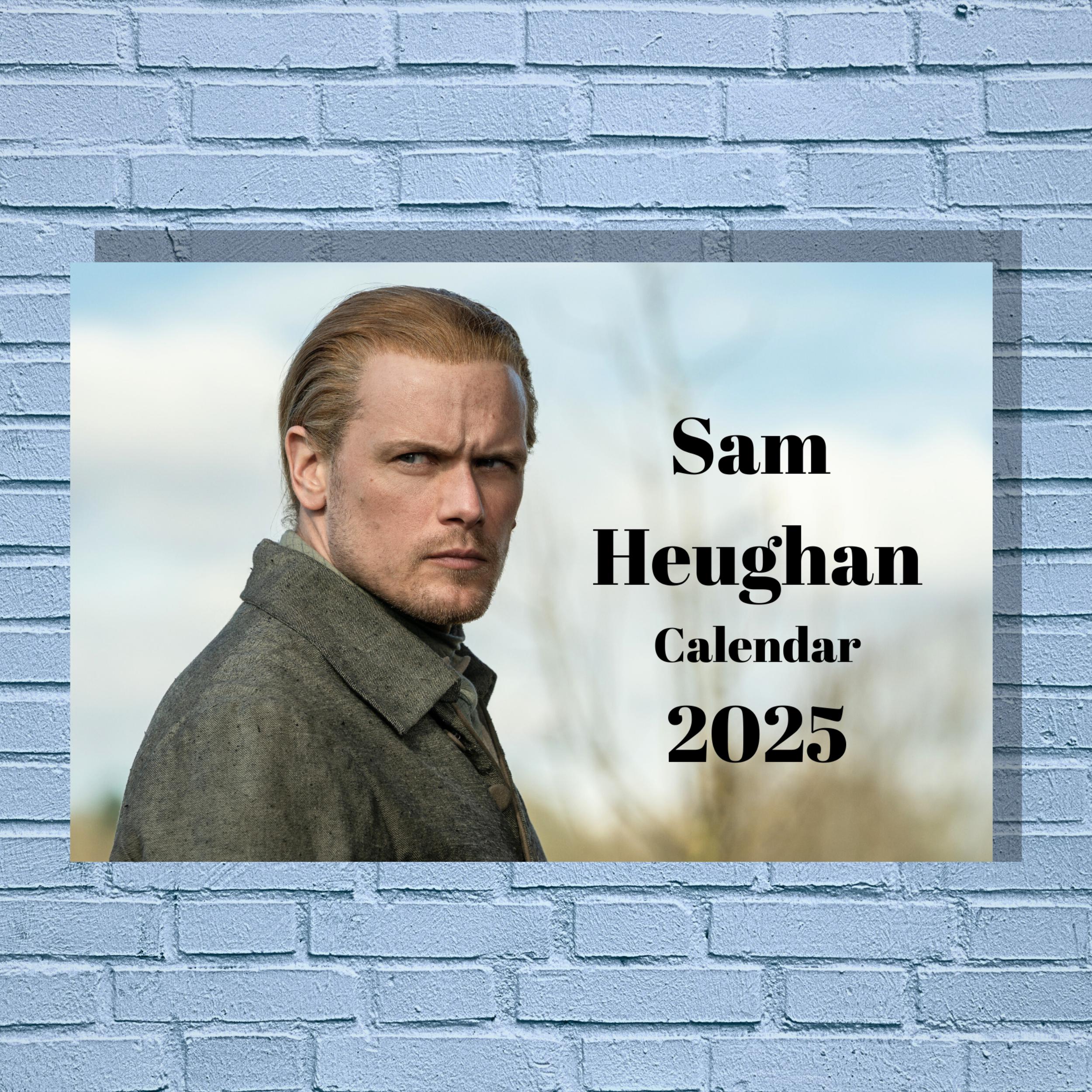 Sam Heughan 2025 Calendar - Etsy