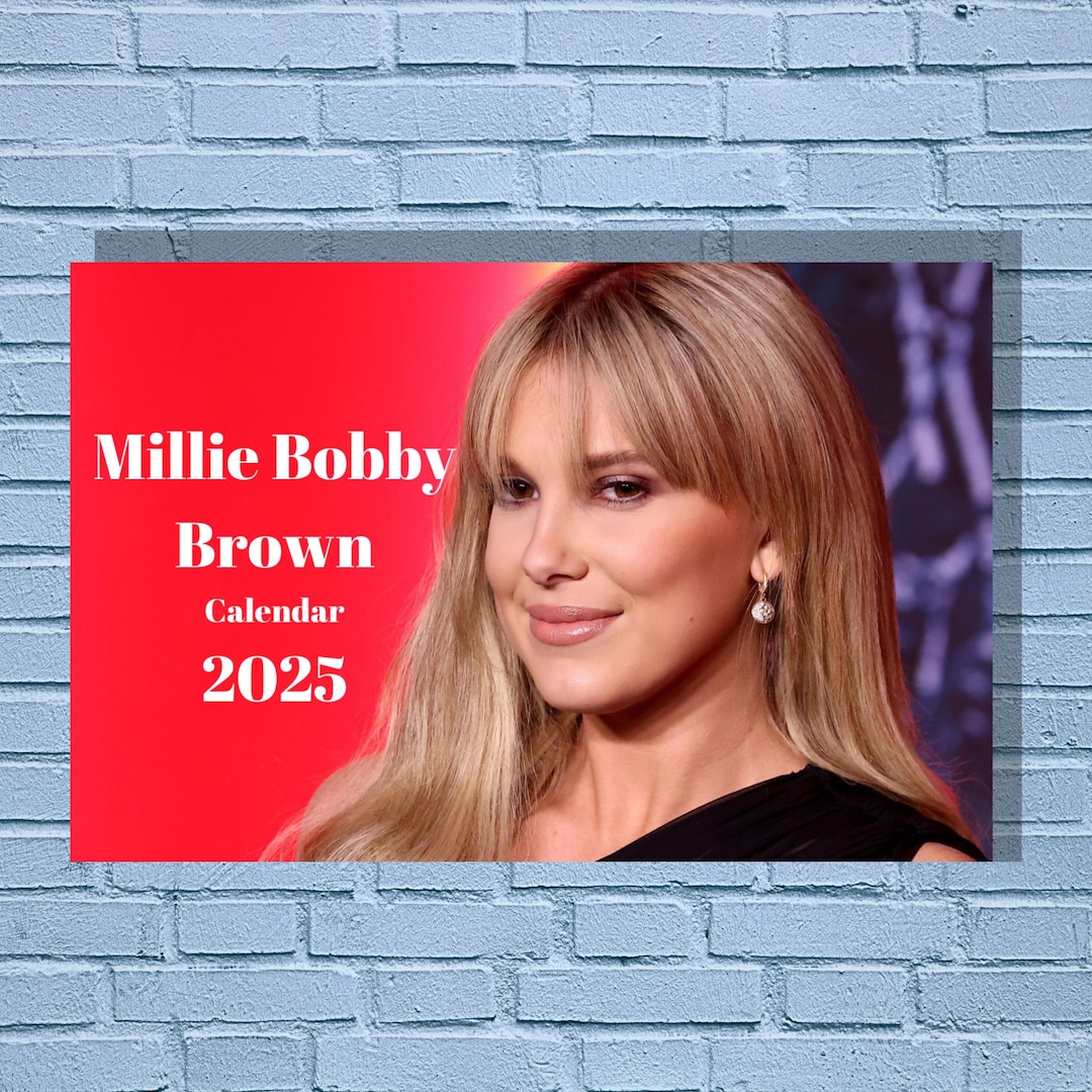 Millie Bobby Brown 2025 Calendar - Etsy