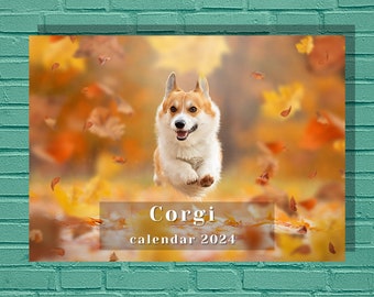 Corgis Calendar 2024, Cute Gift Idea for Corgi Dog Lovers & Owners - Etsy