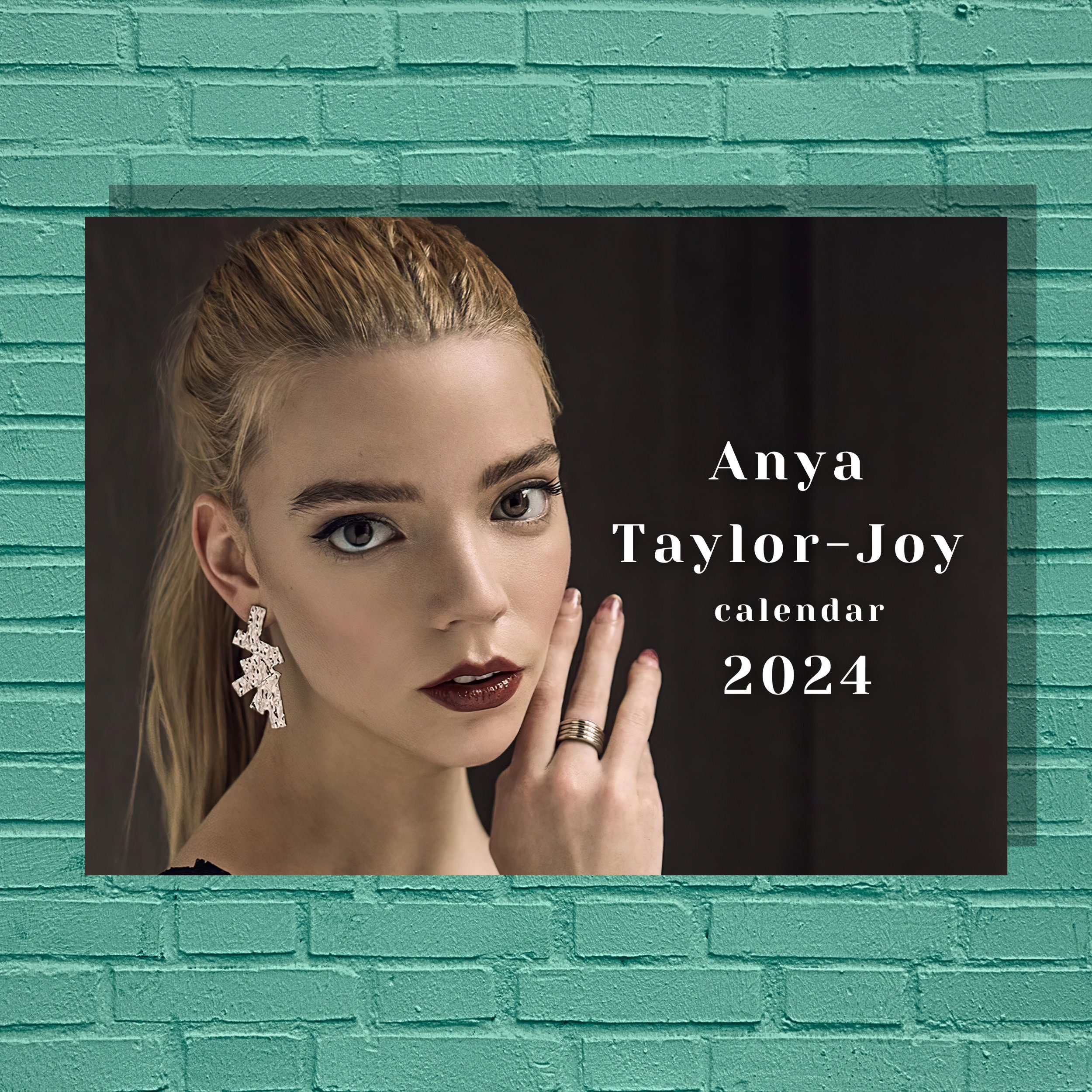 Anya Taylor-joy 2024 Calendar - Etsy