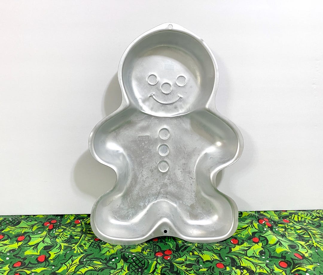 Vintage Aluminum Gingerbread Cake Pan Christmas Baking Pan - Etsy