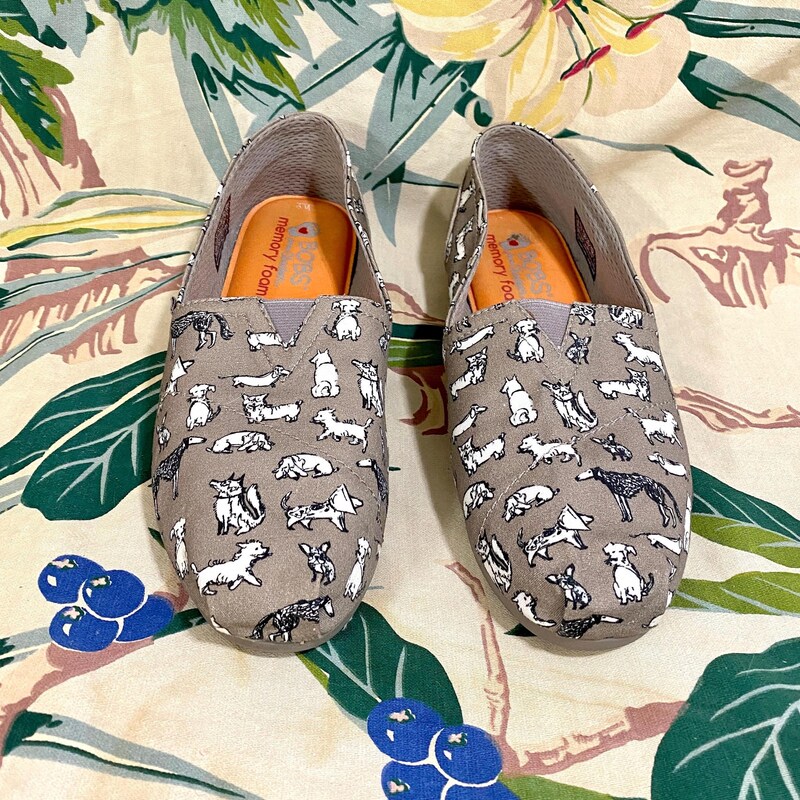 Dog Print Shoes - Etsy
