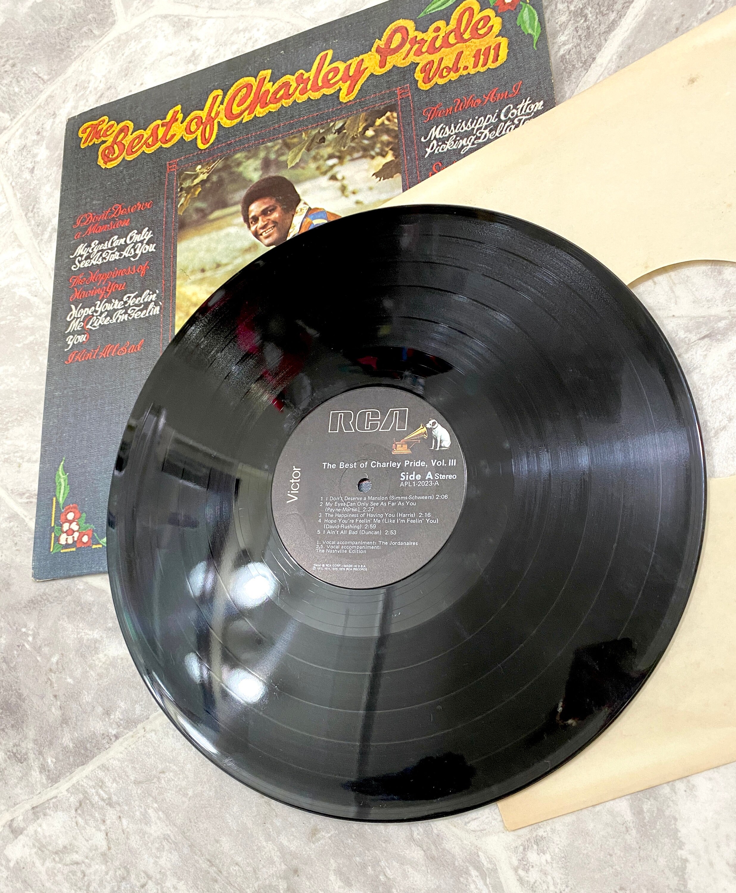 Vintage Charley Pride Record the Best of Charley Pride Vol. - Etsy