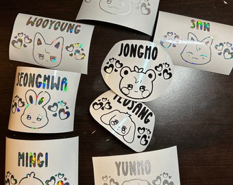 Ateez Sticker, Ateez Decal, Ateez Lightstick Decor, Atiny Decal, Ateez ...