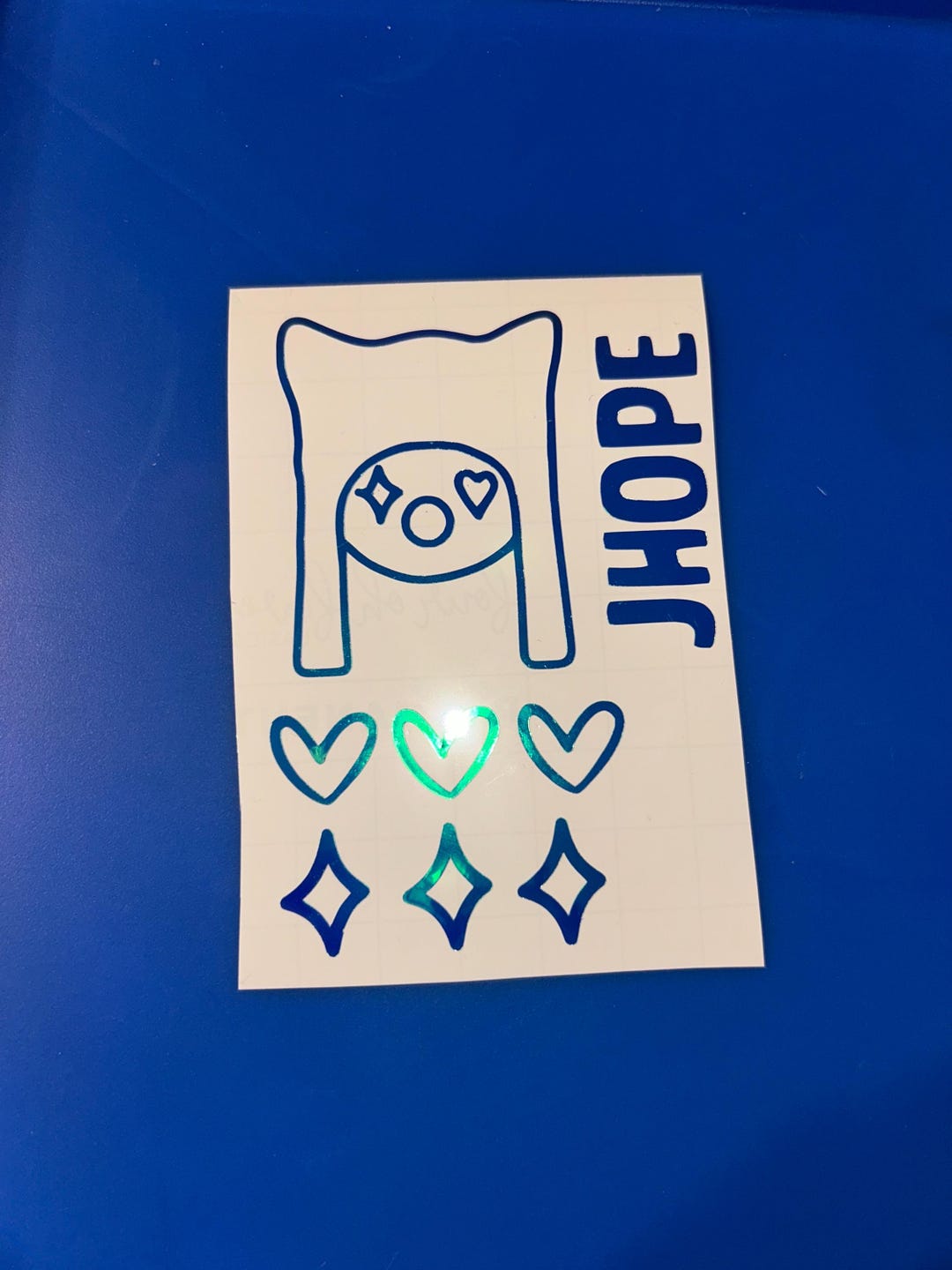 Jhope BTS Lightstick Decals - Etsy