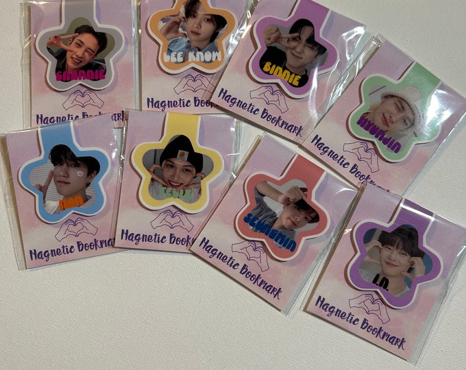 SKZ Stray Kids Skzoo Character Bookmark | Magnetic | Bookish Gift ...