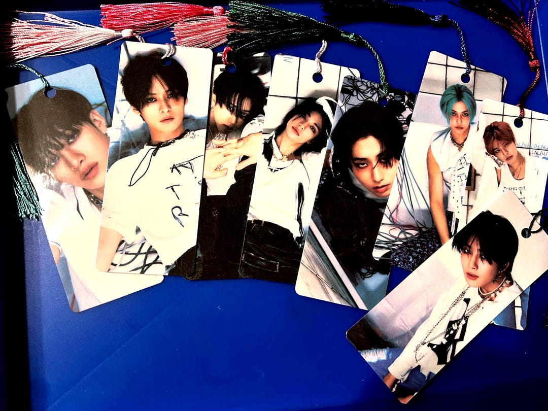 Recycled Kpop Rockstar Pink Version Album Bookmarks - Etsy