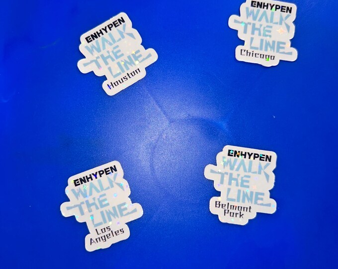 Enhypen Stickers L Trading Photocards Freebie Stickers | Die-cut ...
