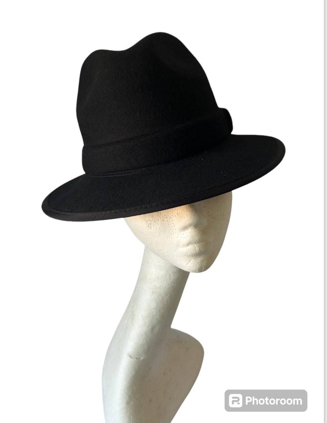 Black Felt Trilby Unisex for Wedding Hat Event Ascot Races Cheltenham ...