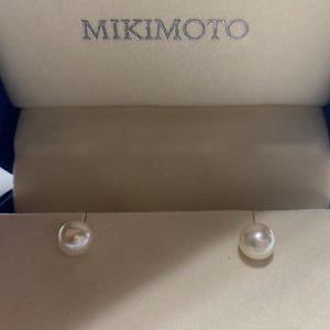 Mikimoto Akoya Pearl Earrings - Etsy
