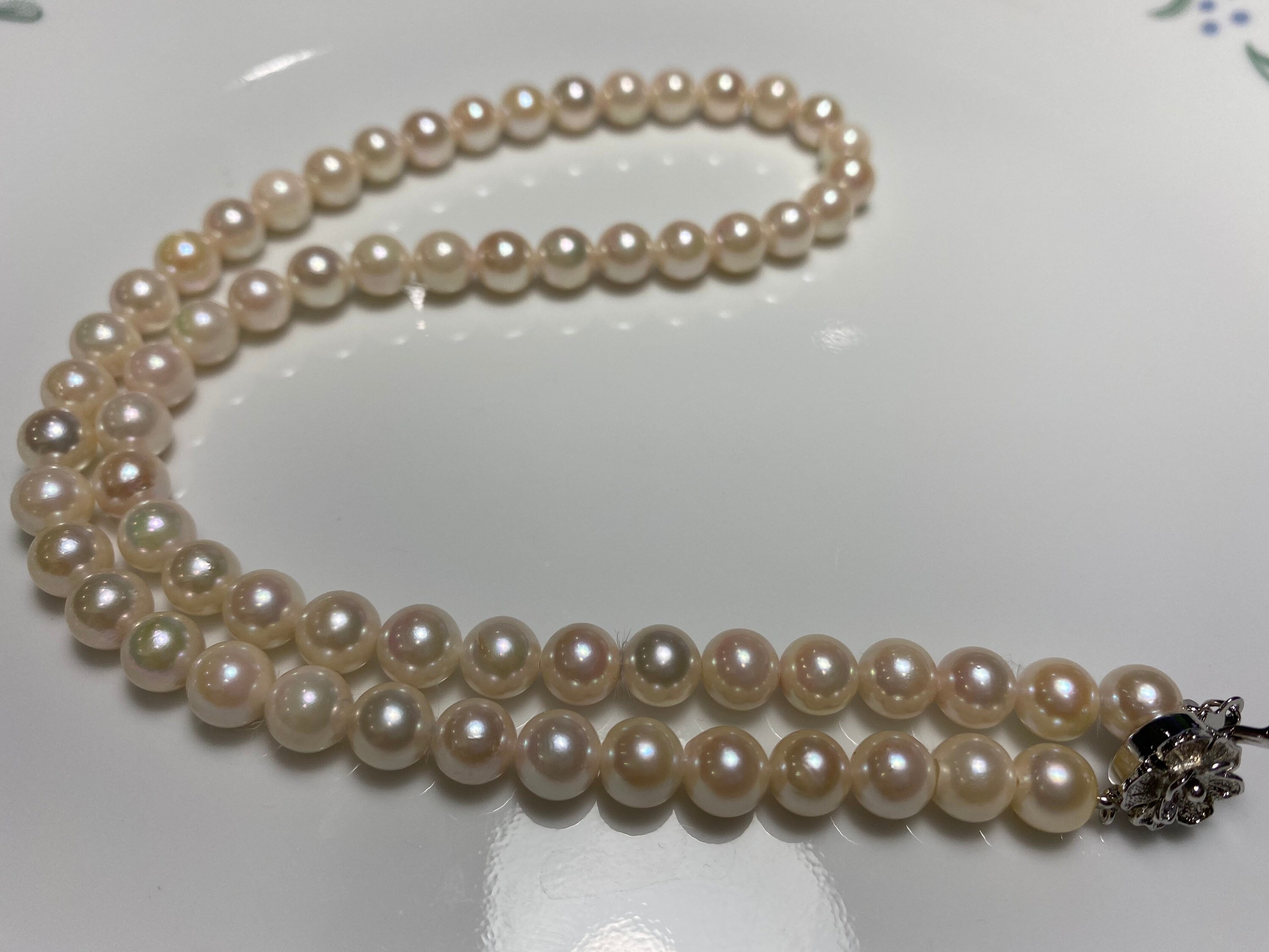 Authentic Japanese Akoya Pearl Neckalce - Etsy