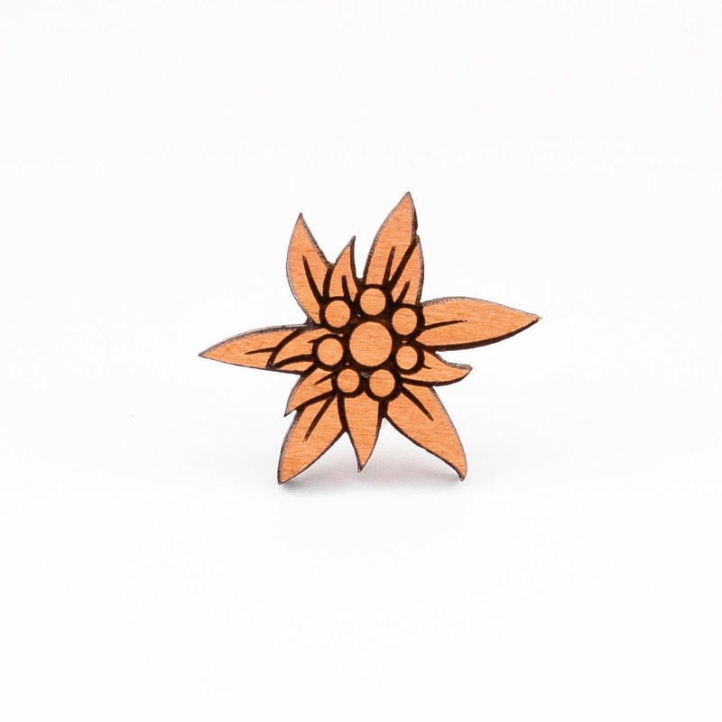 Edelweiss Brooch - Etsy