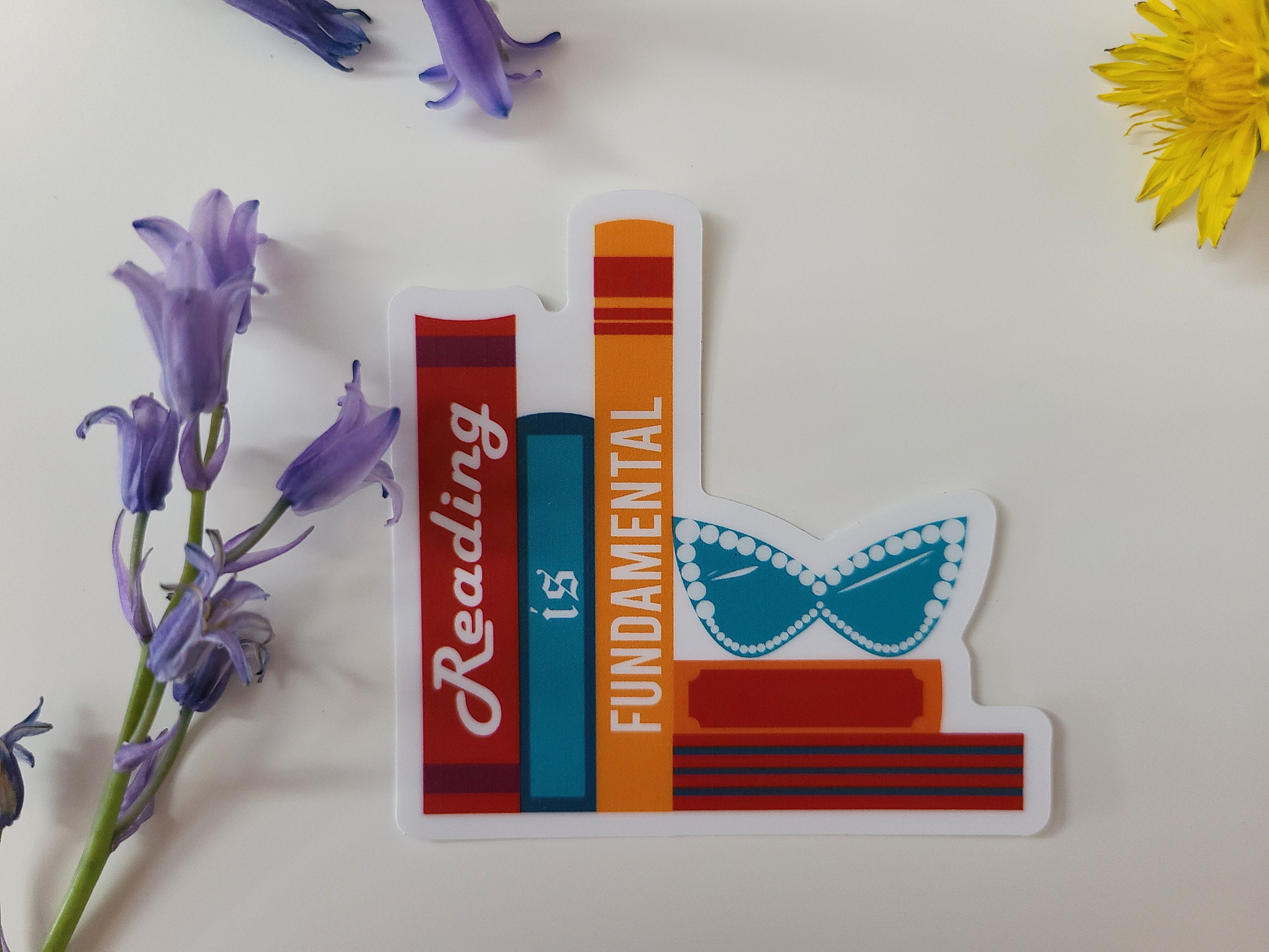 Reading is Fundamental Sticker Vinyl Sticker Drag Race - Etsy