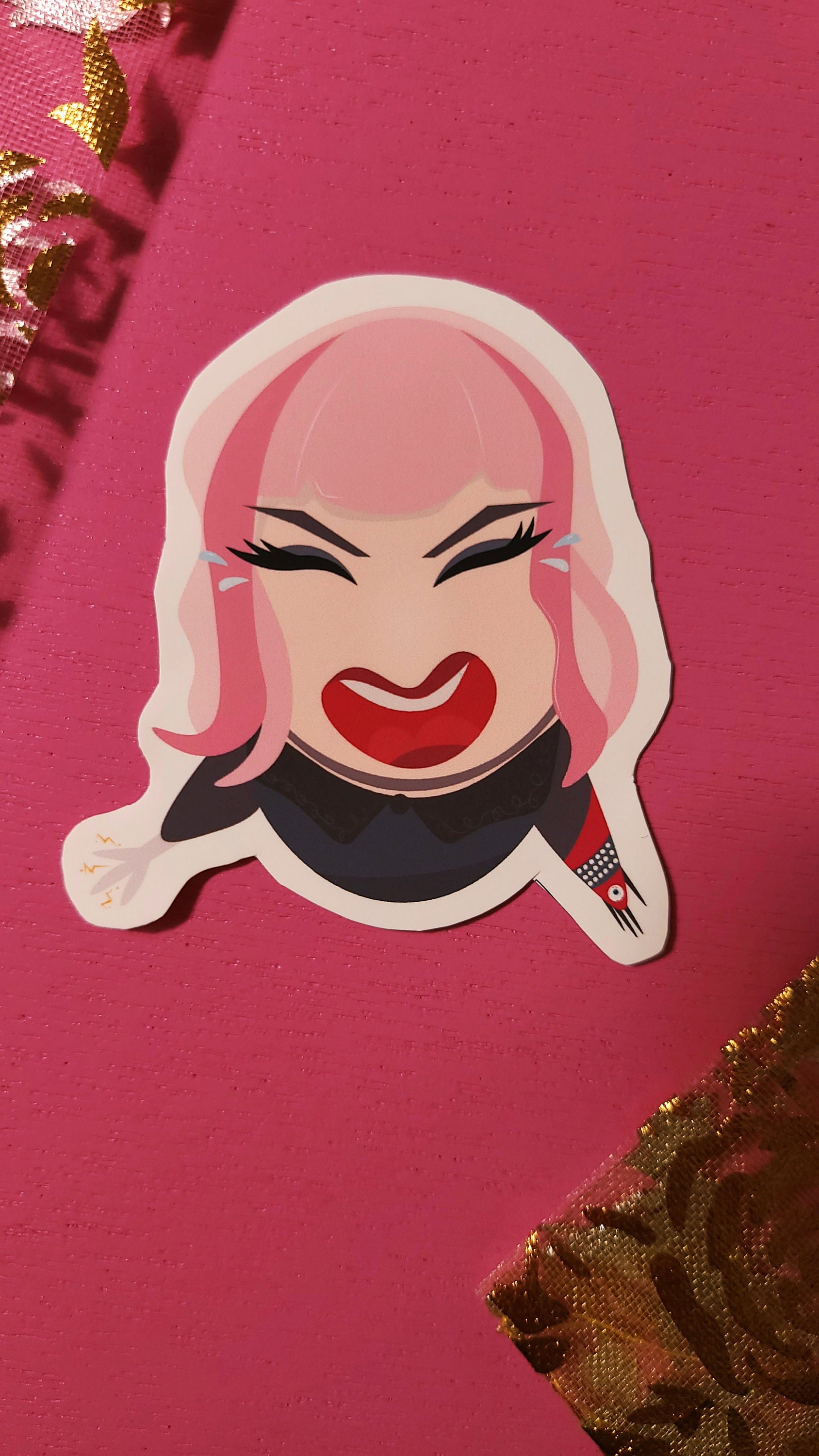 Drag Queen Stickers Bob the drag queen Bianca Del Rio | Etsy