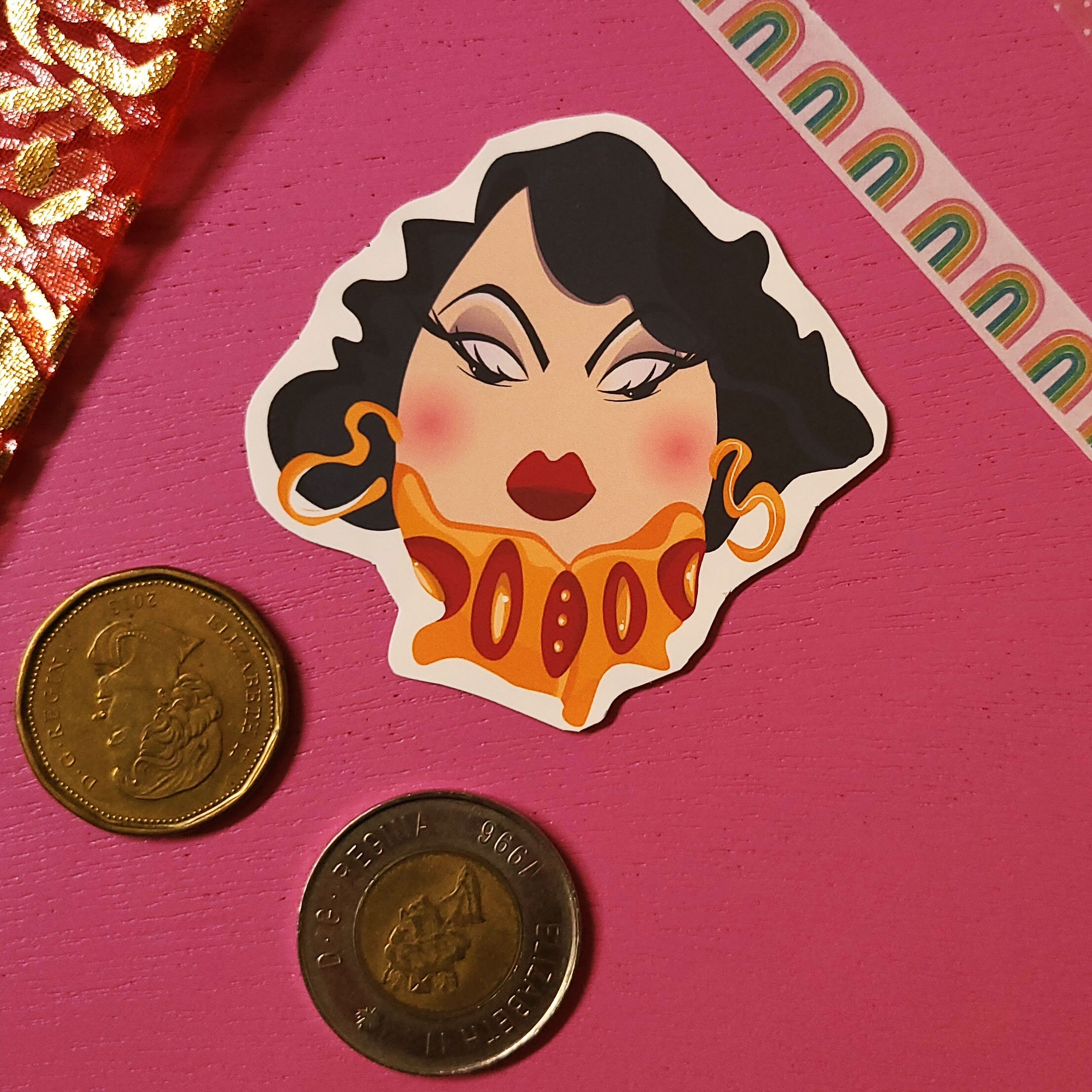 Drag Queen Stickers Bob the drag queen Bianca Del Rio | Etsy