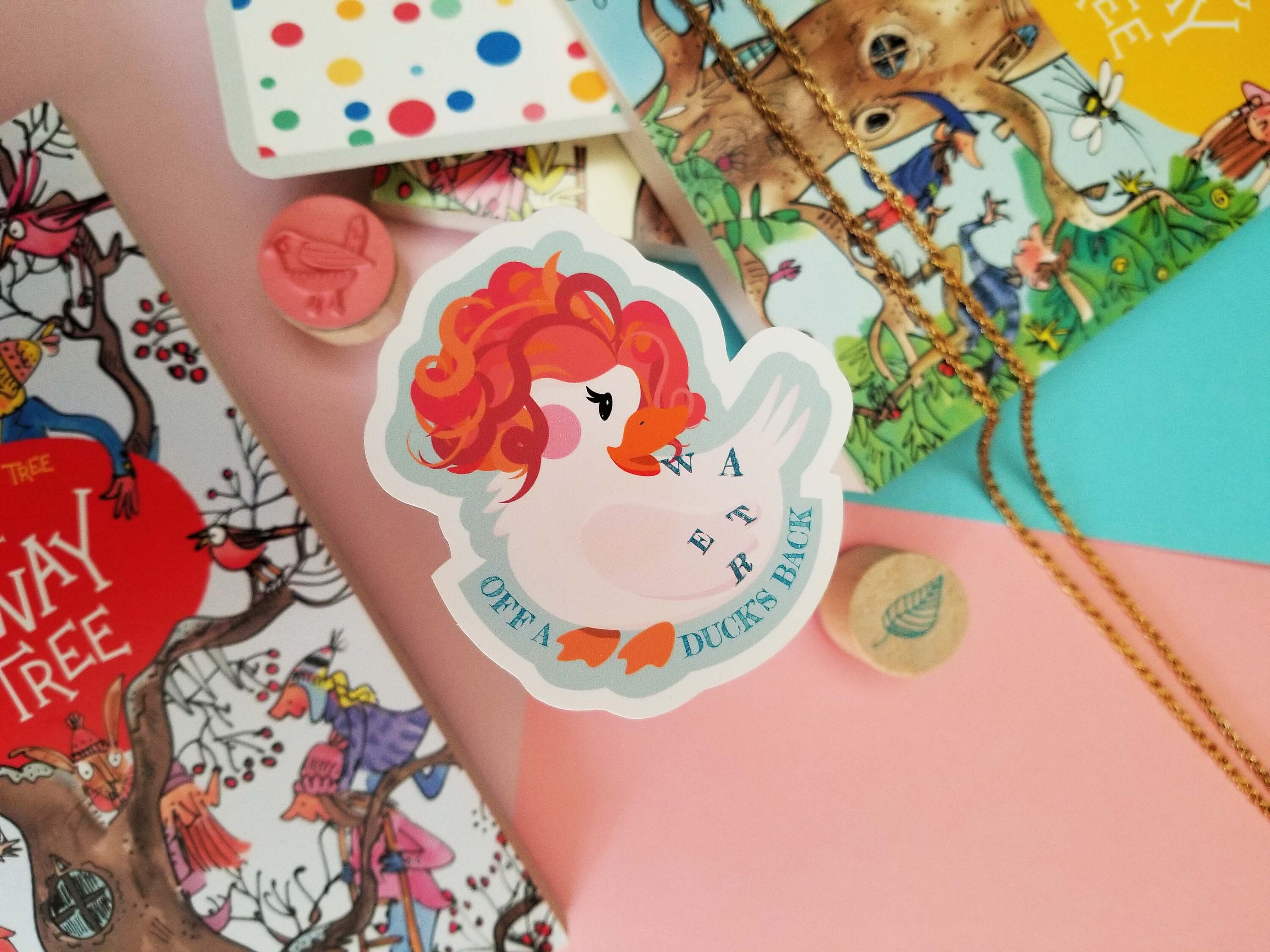 Water off a Duck’s Back | Jinkx Monsoon Quote, Vinyl Sticker, Drag Race ...