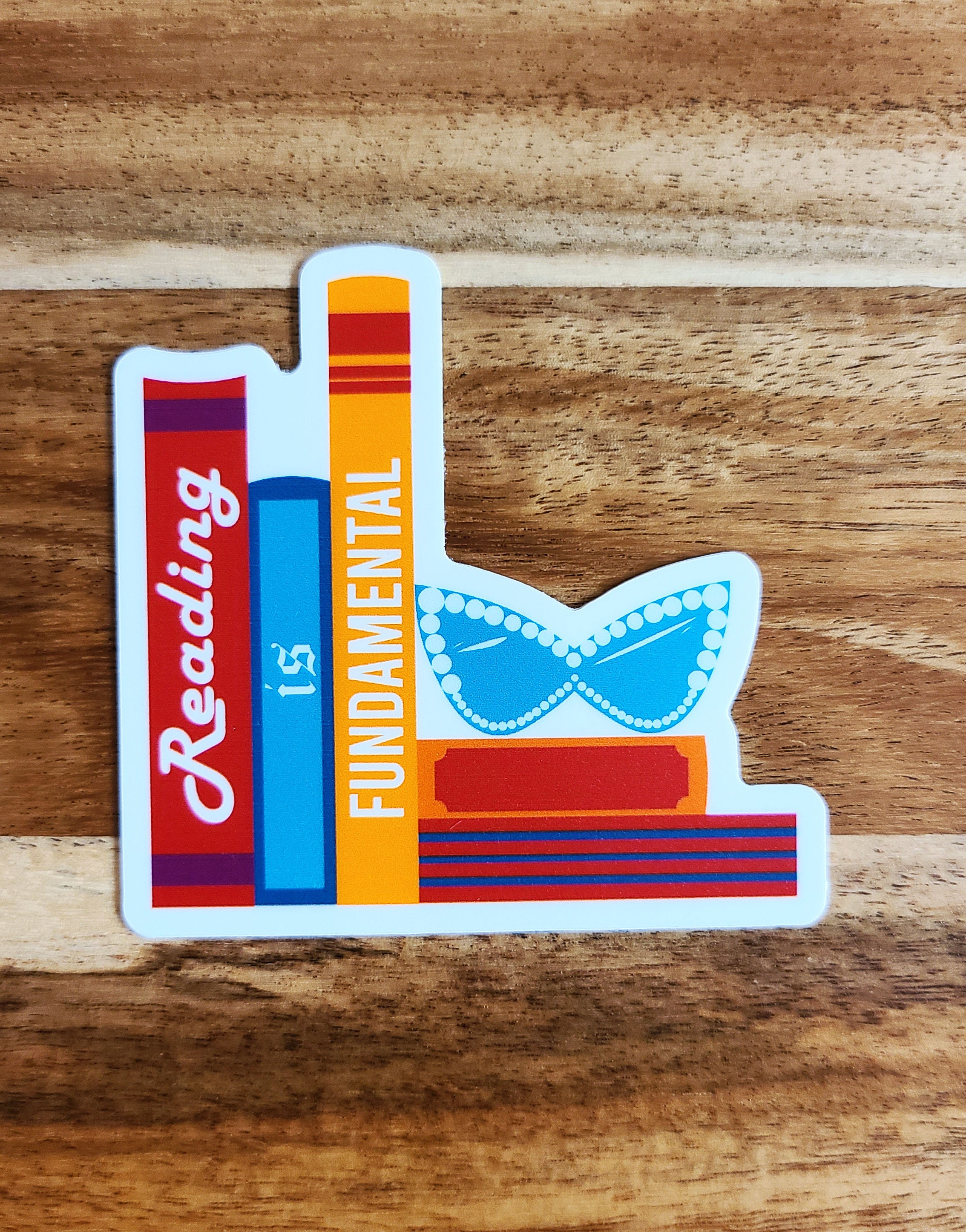 Reading is Fundamental Sticker Vinyl Sticker Drag Race - Etsy