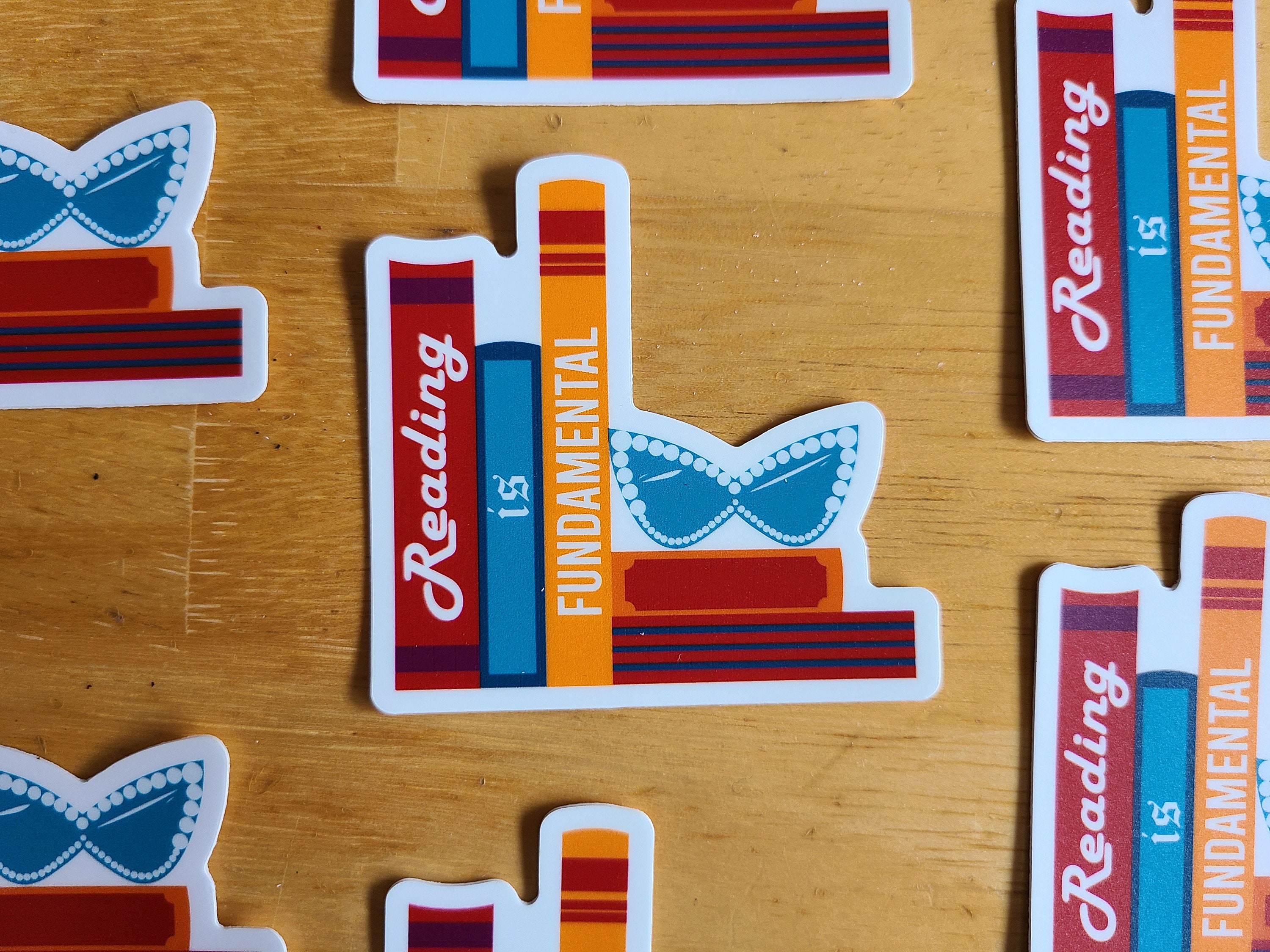 Reading is Fundamental Sticker Vinyl Sticker Drag Race - Etsy