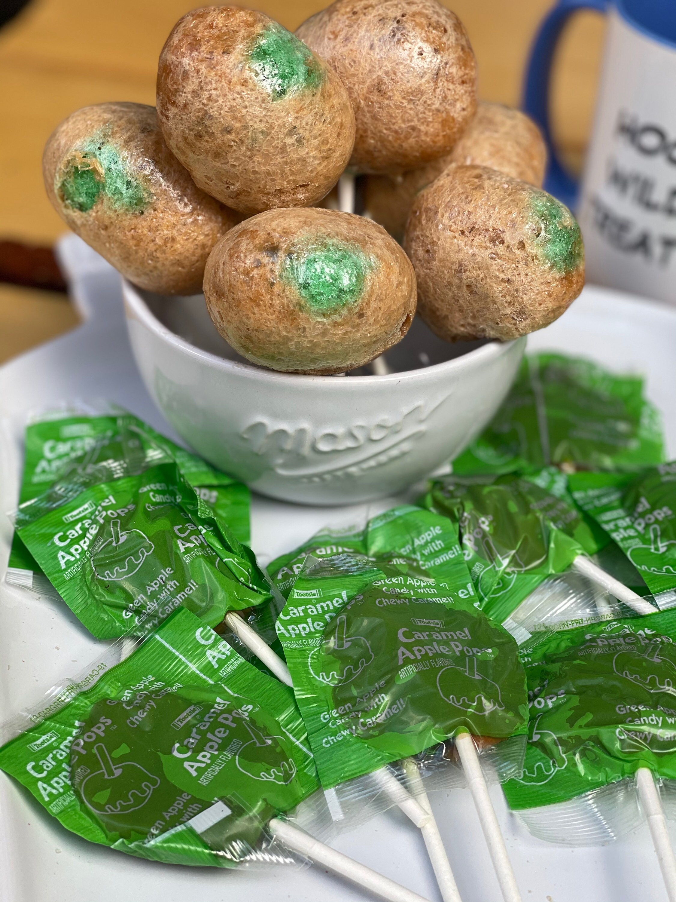 Freeze Dried Caramel Apple Lollipops Bites - Etsy