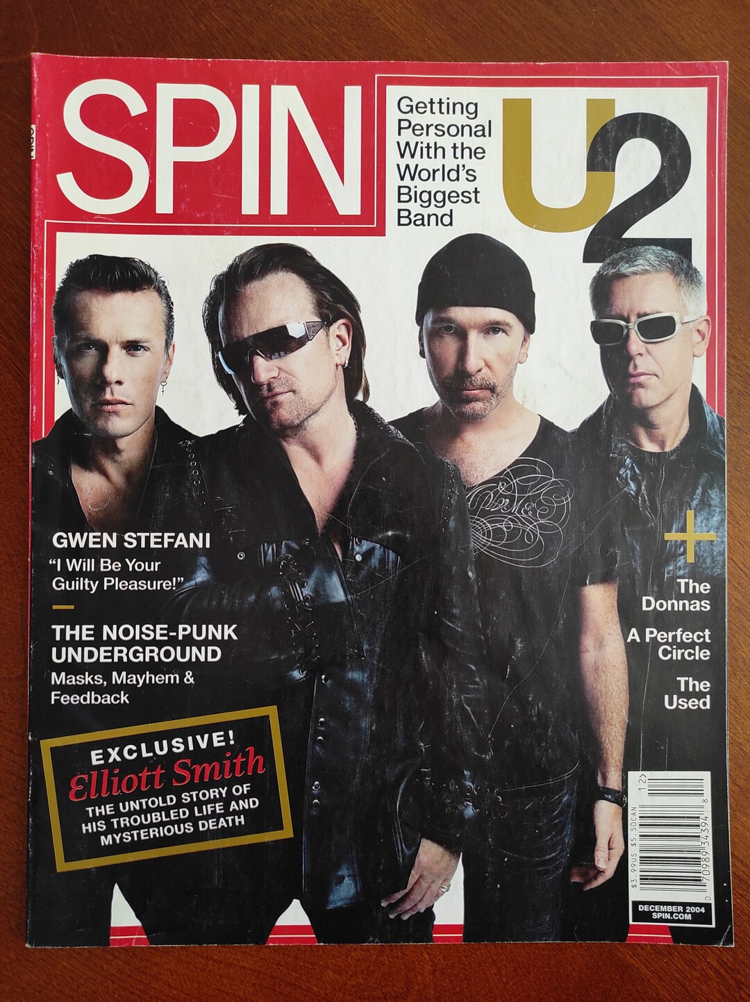 U2 Spin Magazine December 2004 - Etsy