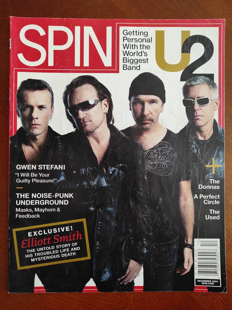 U2 Spin Magazine December 2004 - Etsy