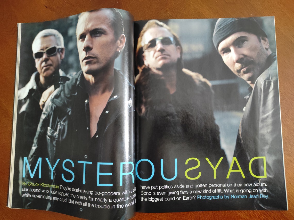 U2 Spin Magazine December 2004 - Etsy