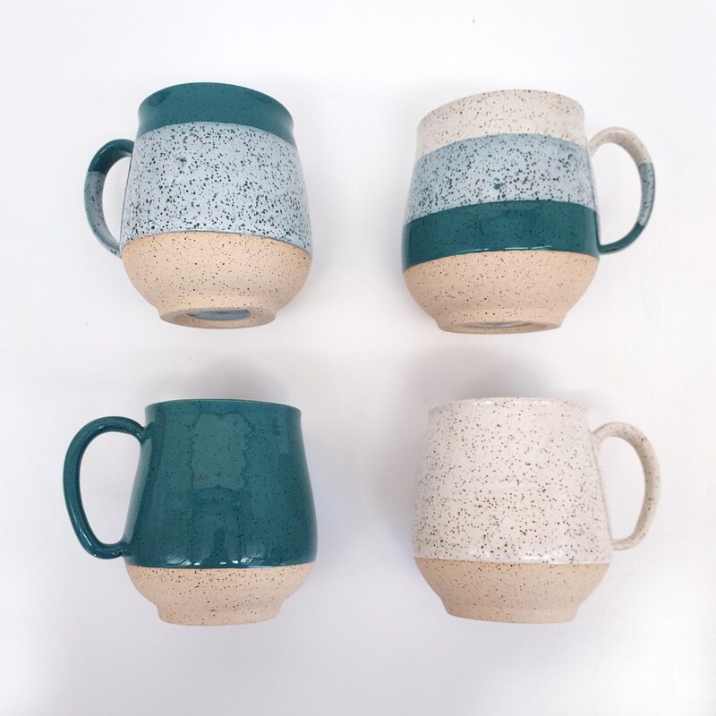 Ceramic Mug Set - Etsy