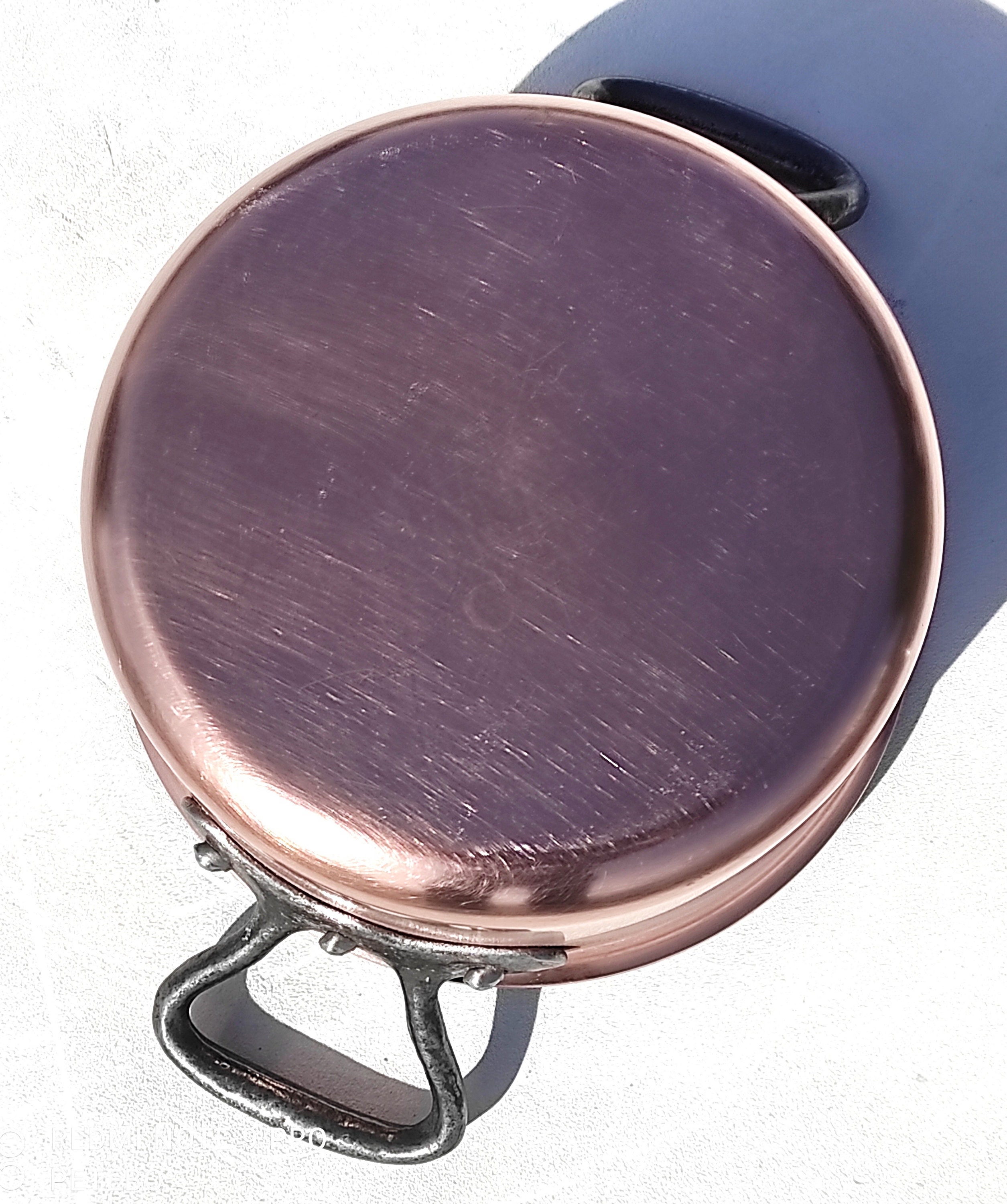 Vintage 6.7inch Copper Cocotte Stockpot With Lid Made in France Mint ...