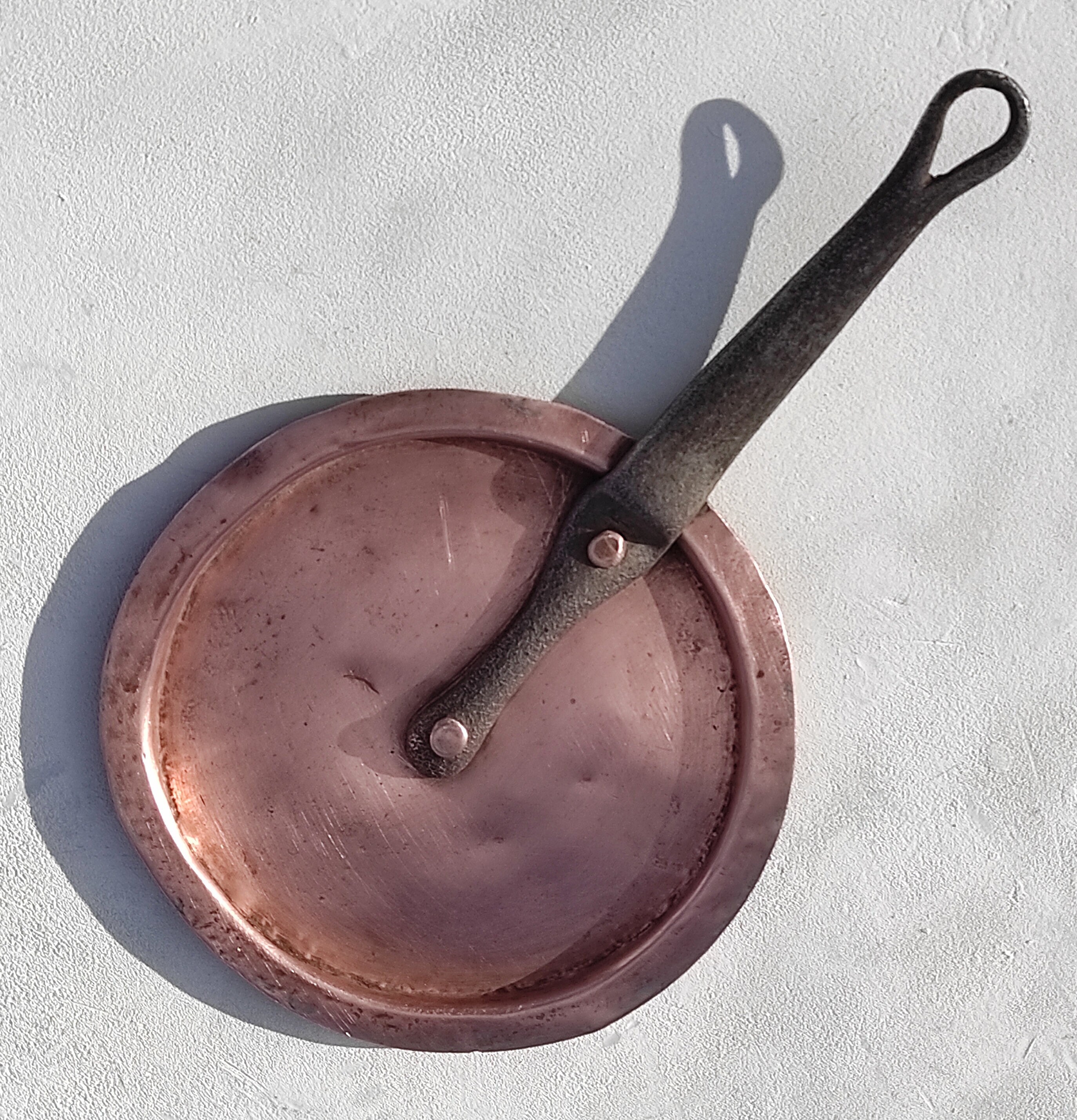 Vintage French Copper Splash Lid Cover Made in France French Copper ...