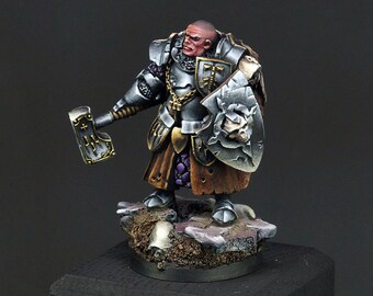 28mm Miniature Priest - Etsy