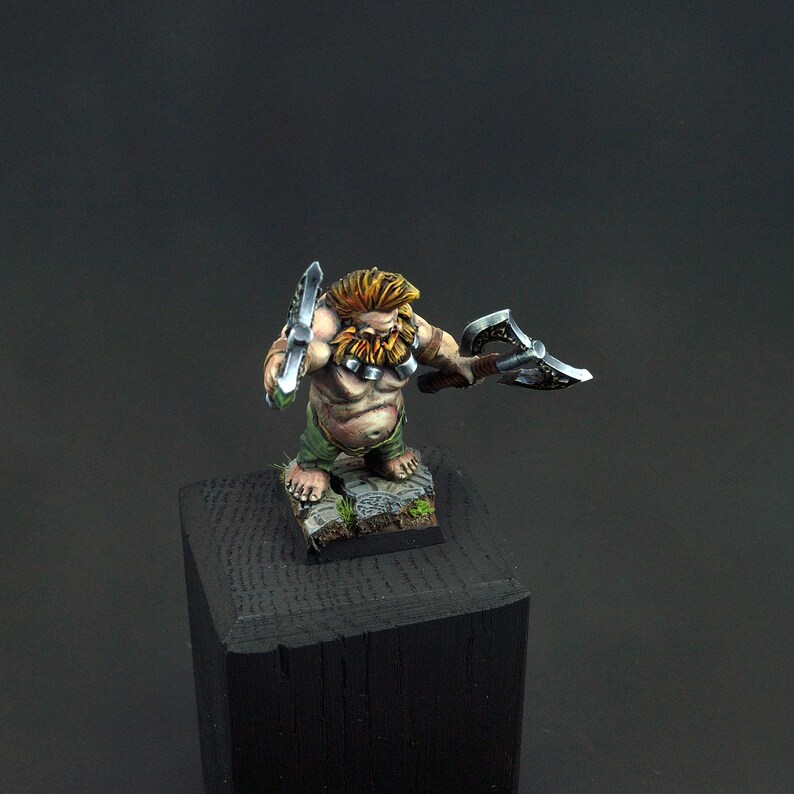 Painted Unique Dwarf Berserker / Slayer / Wild Dwarf Warrior Scibor ...