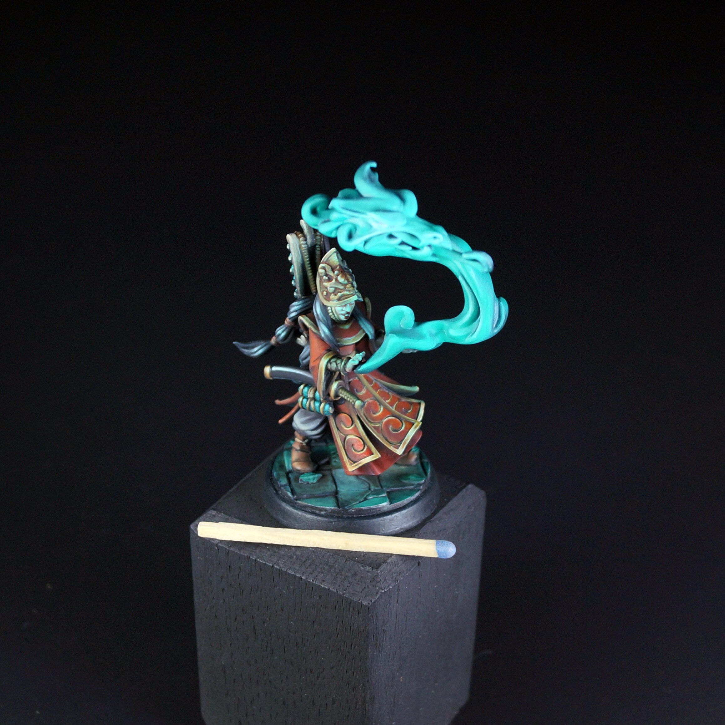 Painted Dragon Empire Monk / Witch Titan-forge Miniatures - Etsy