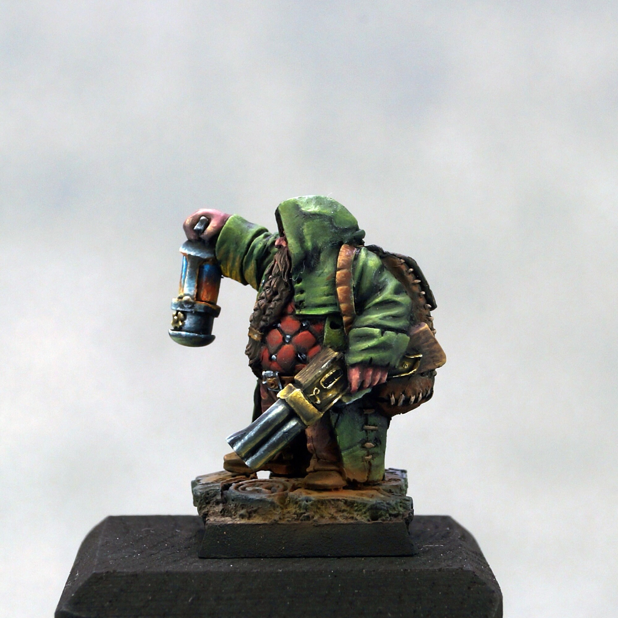 Painted Dwarf Hunter / Ranger Scibor Miniatures 28mm Figure, Dungeons ...