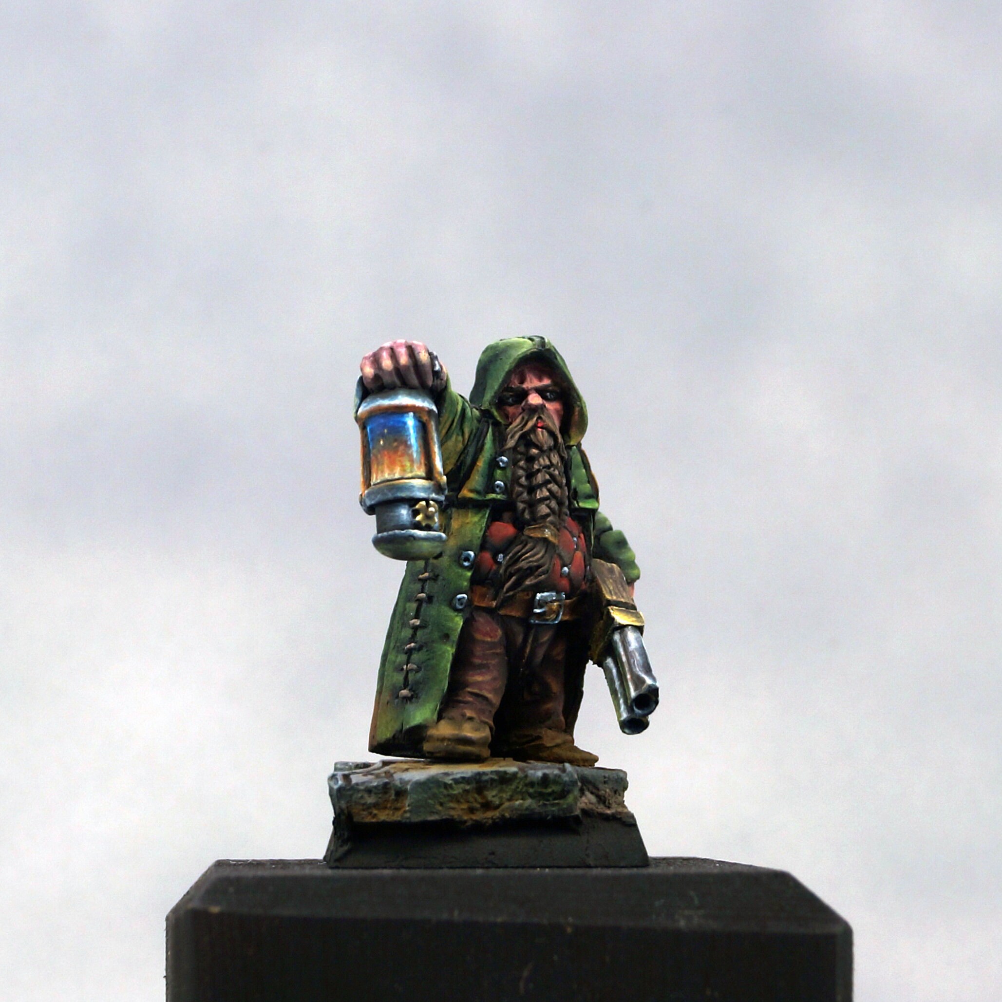 Painted Dwarf Hunter / Ranger Scibor Miniatures 28mm Figure, Dungeons ...