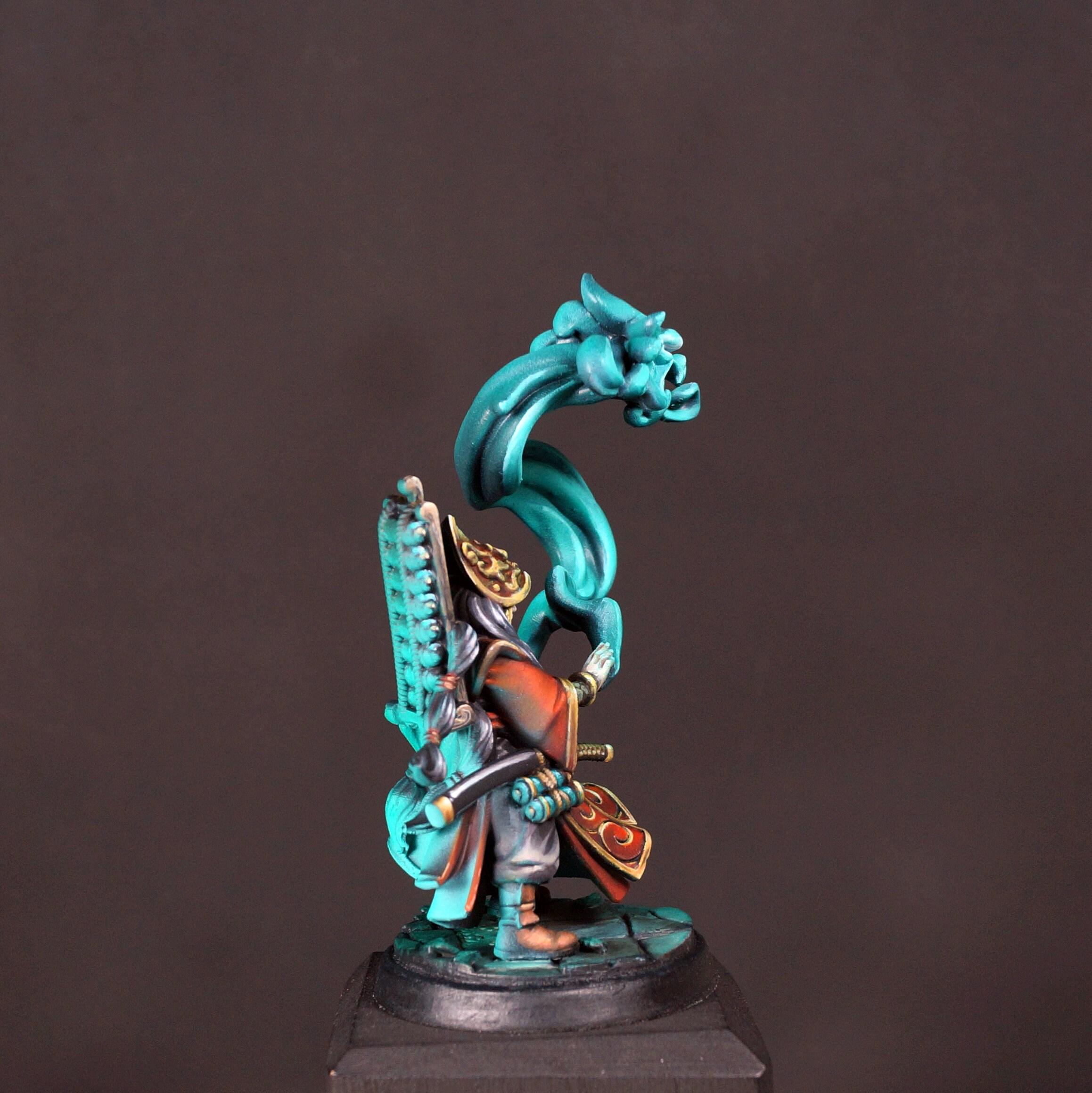 Painted Dragon Empire Monk / Witch Titan-forge Miniatures - Etsy