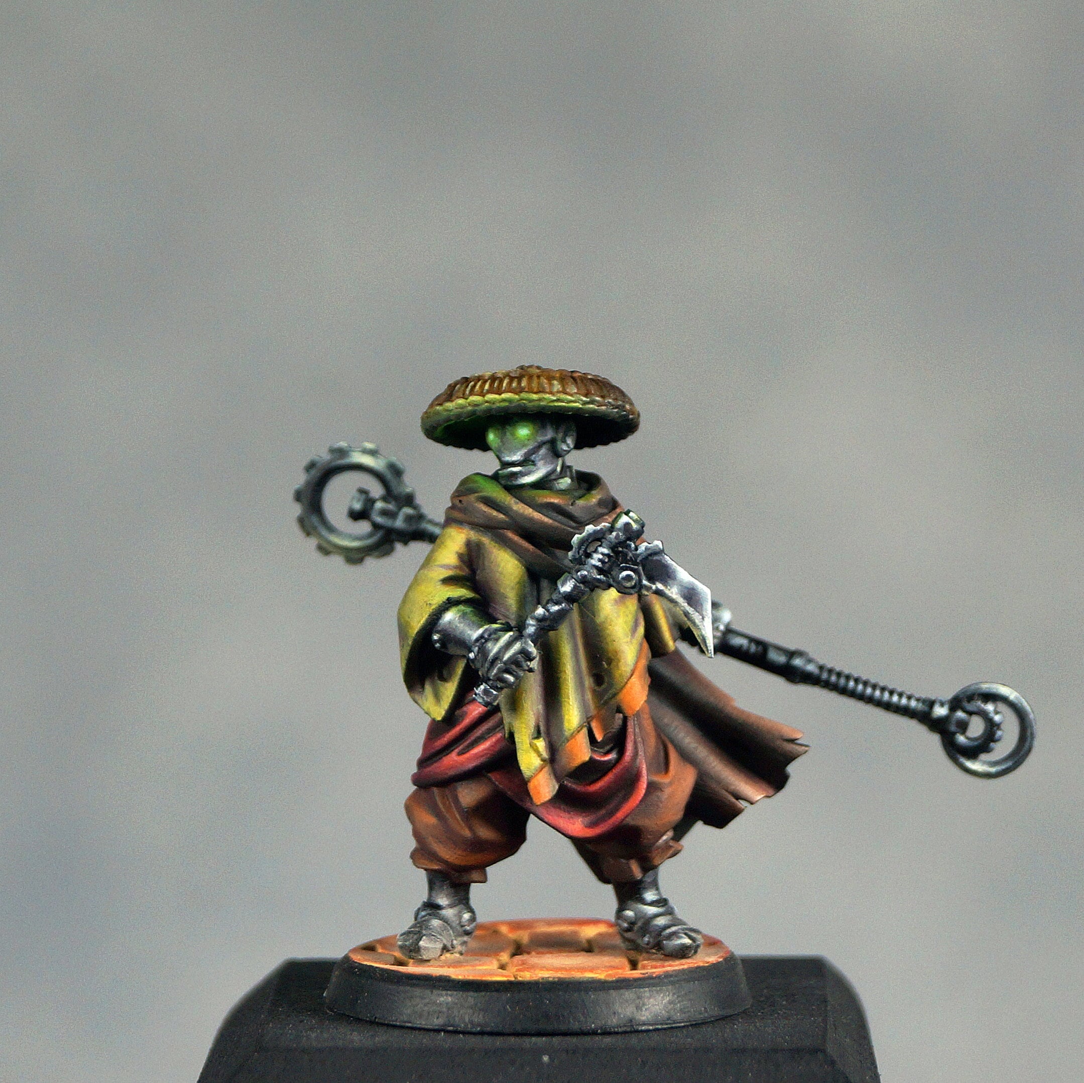 Painted Constructed Male Monk / Warforged Monk Titan-forge Miniatures ...