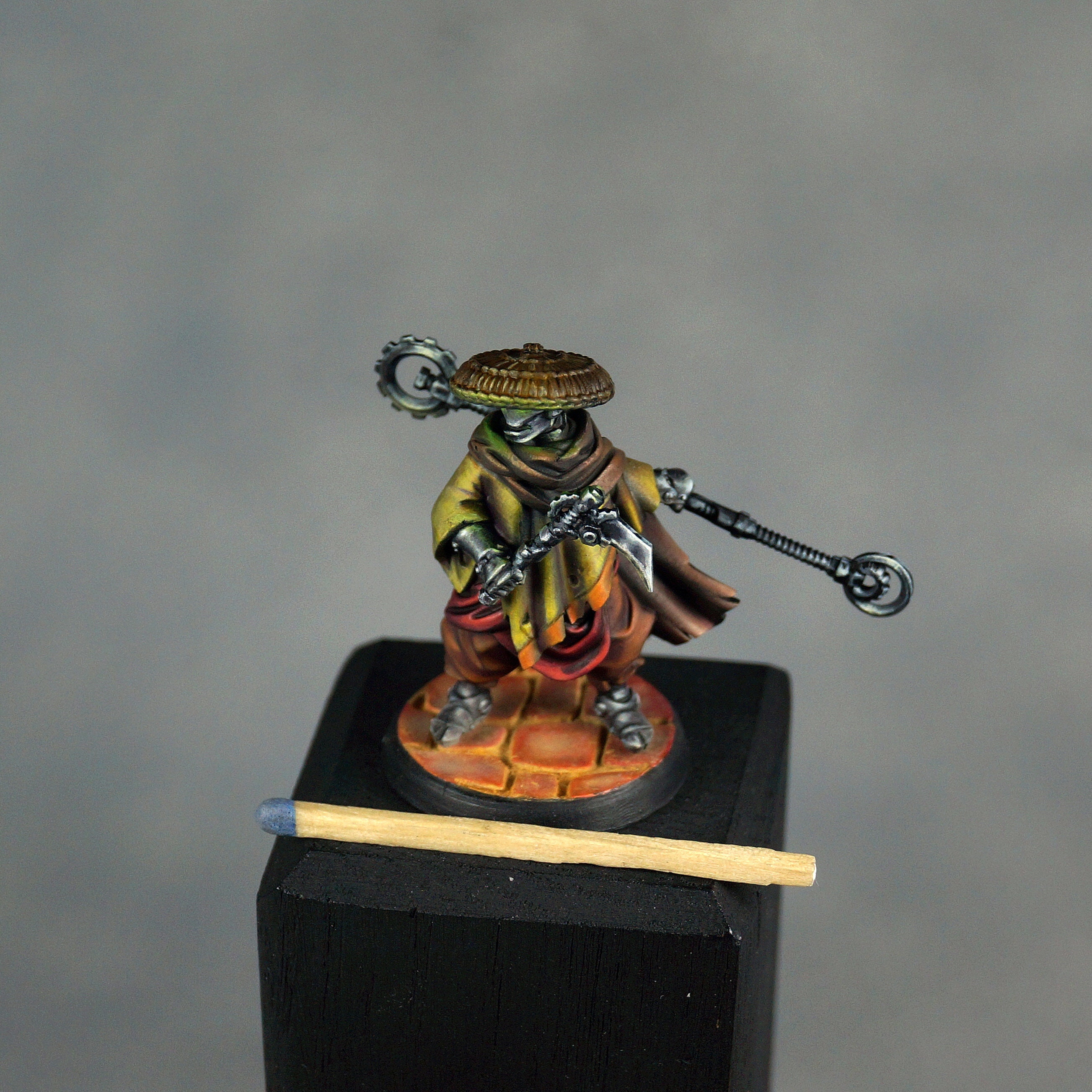 Painted Constructed Male Monk / Warforged Monk Titan-forge Miniatures ...