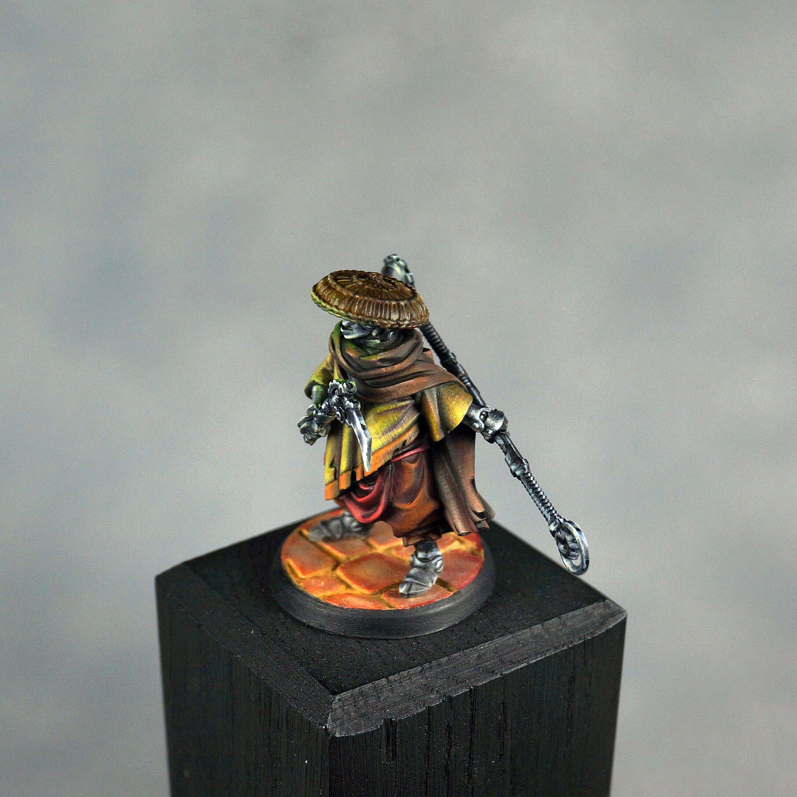 Painted Constructed Male Monk / Warforged Monk Titan-forge Miniatures ...