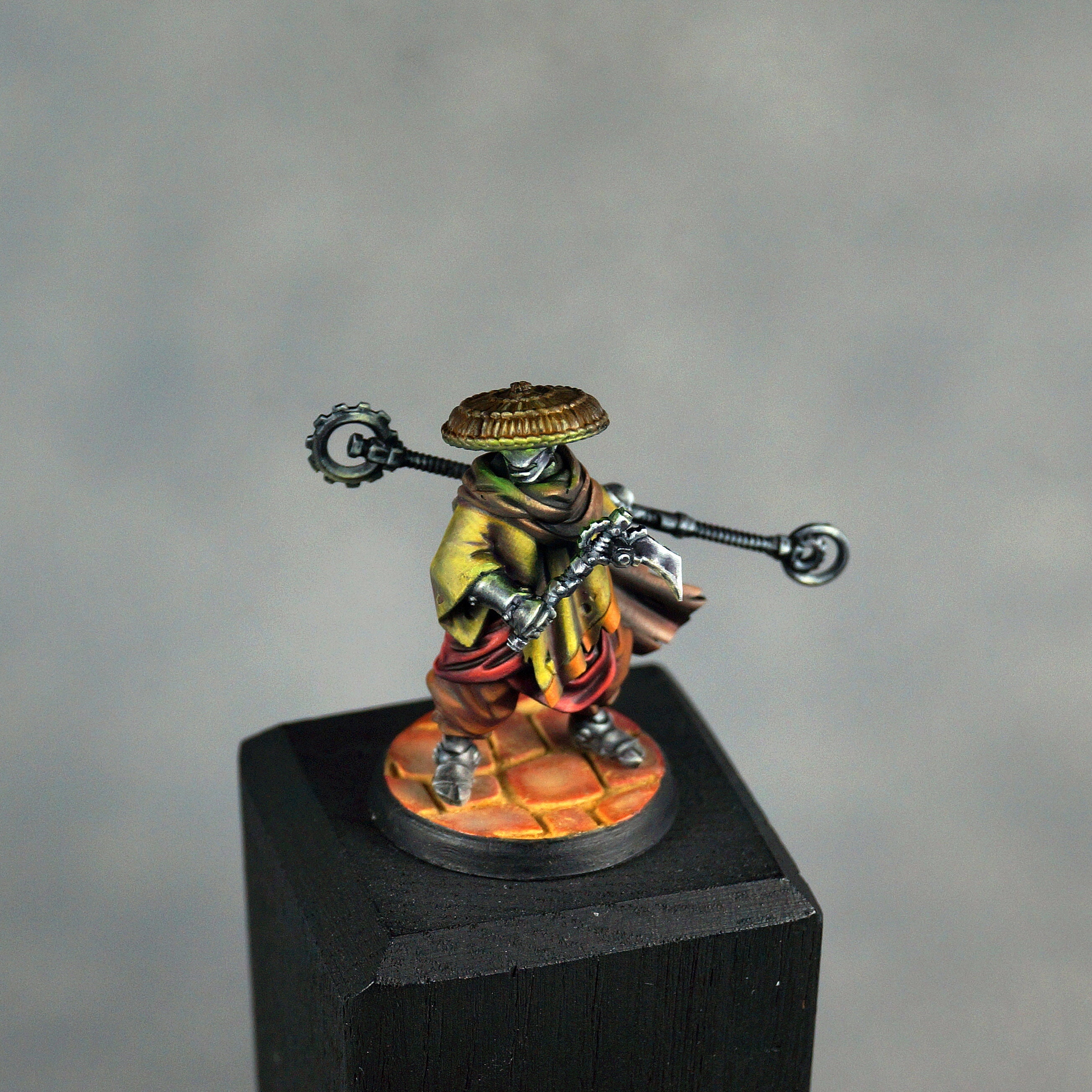 Painted Constructed Male Monk / Warforged Monk Titan-forge Miniatures ...