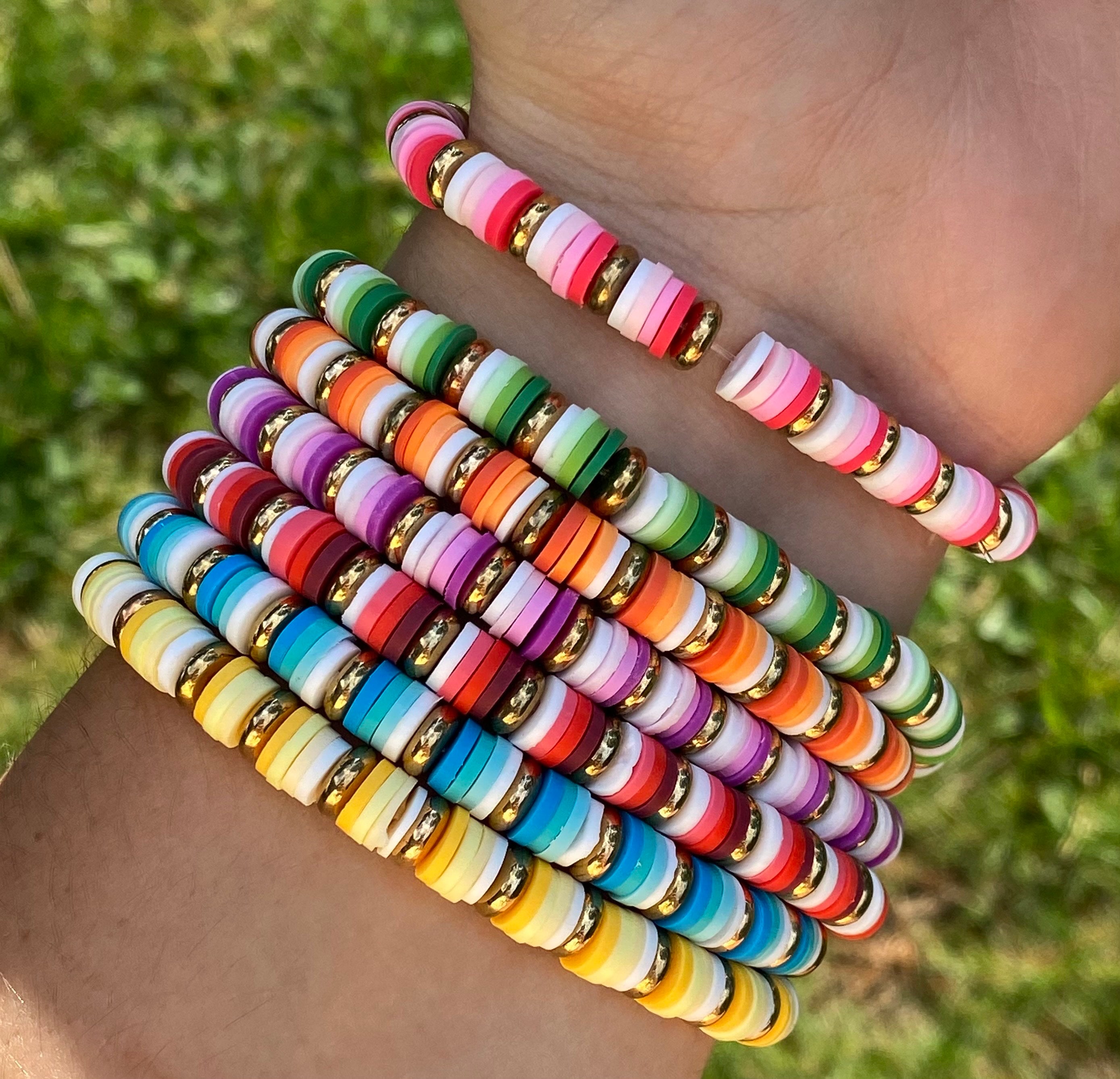 Heishi Bracelets - Etsy