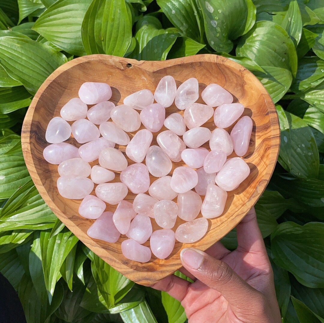 Rose Quartz Tumbles | Crystal Tumbles | Pocket Stone | Rose Quartz ...
