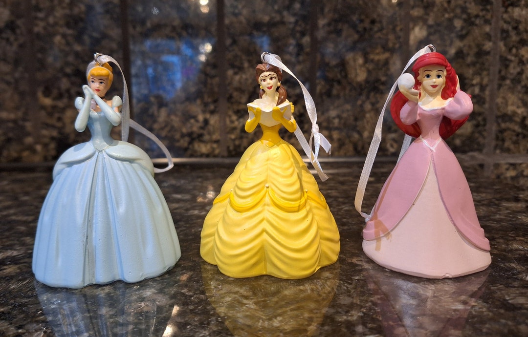 Disney Inspired Tree Decoration, Princess Cinderella, Princess Belle ...