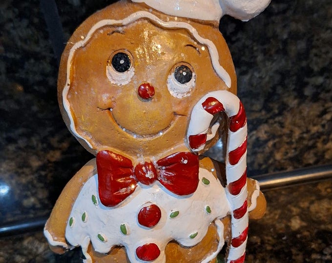 Gingerbread Man Statue - Etsy