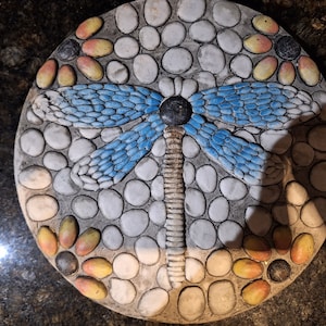 Dragonfly Stepping Stone, Decorative Stone for Your Garden - Etsy