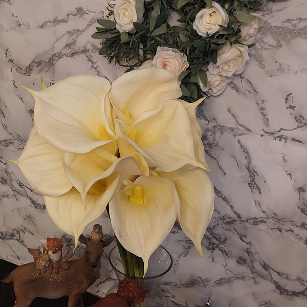 Ivory Calla Lilies - Etsy
